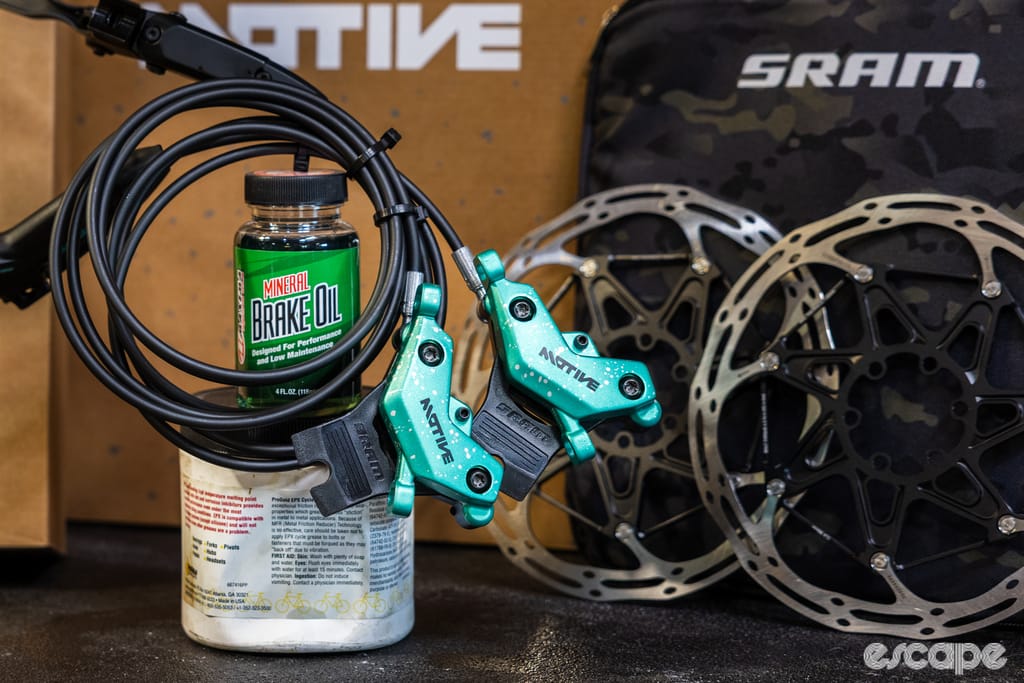 SRAM's new Motive MTB brakes go all in on mineral oil