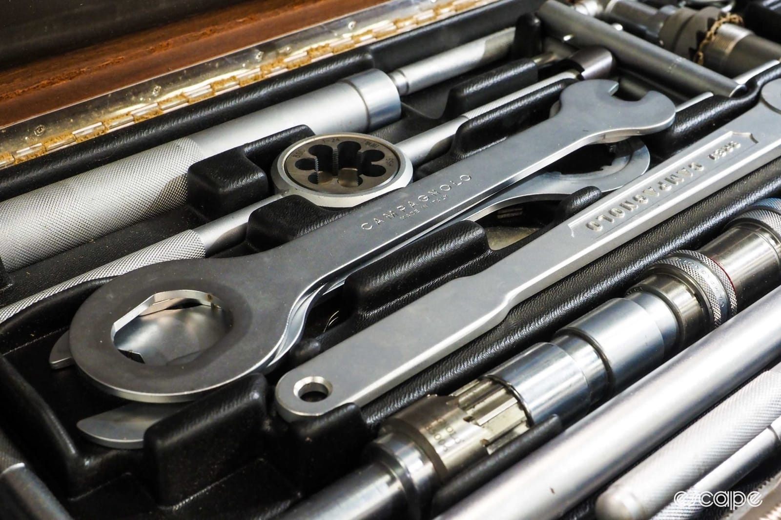 Campagnolo’s tool kit is the stuff of cycling folklore