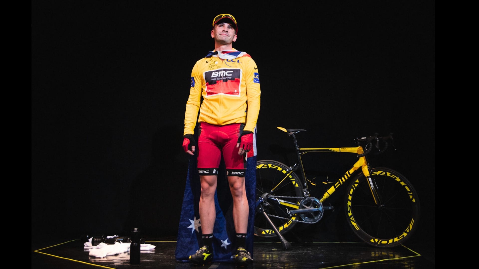Cadel Evans is the subject of a new one-man show, and it's bloody good